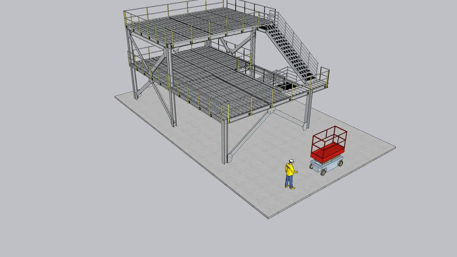 Steel Structure | 3D Warehouse