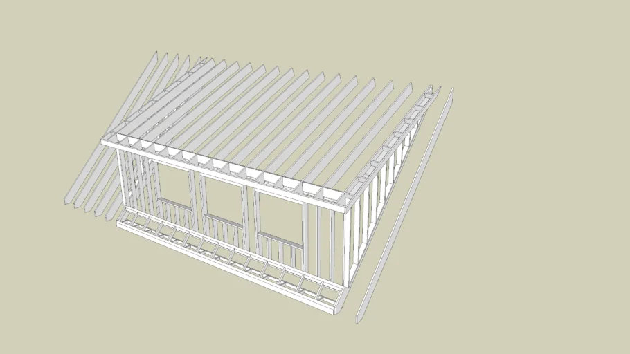 Shed Dormer Framing Plans