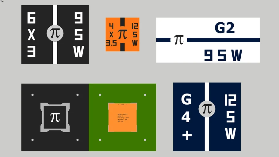 pi13 CPUs | 3D Warehouse