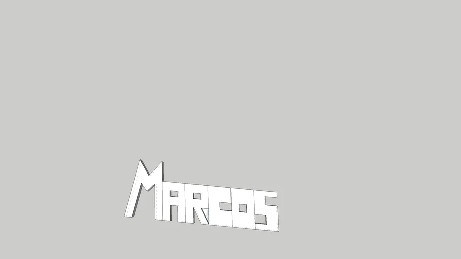 LETRERO | 3D Warehouse