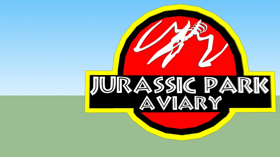Jurassic Park Aviary Logo | 3D Warehouse