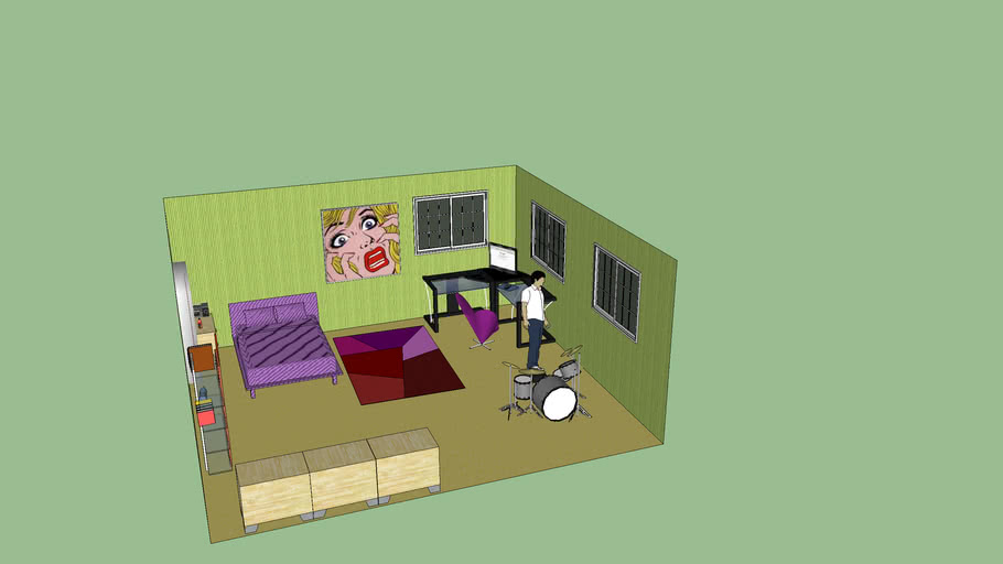 Bedroom for assignment | 3D Warehouse