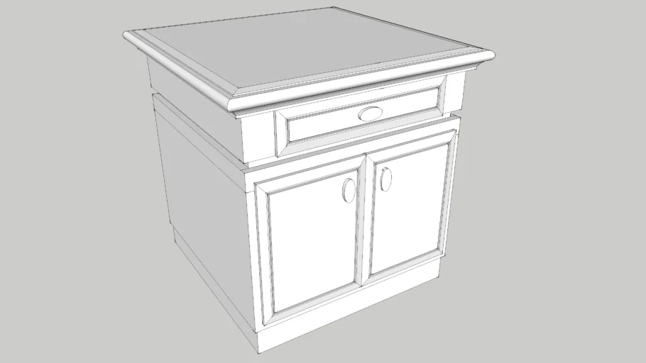 bed side table | 3D Warehouse