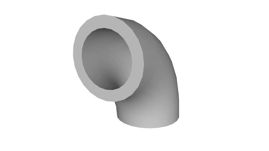 Class 90 Elbow 3/4in - Detailed | 3D Warehouse