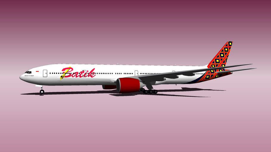 Batik Air Boeing-777-300ER | 3D Warehouse