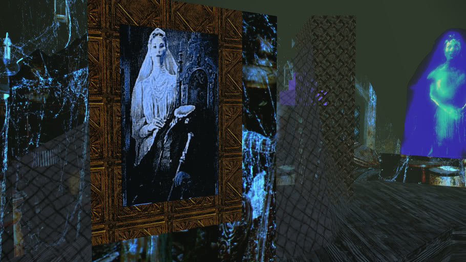 Disney's Haunted Mansion - The Attic Scene | 3D Warehouse