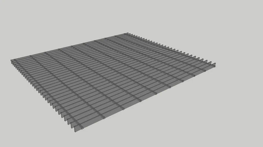 Dynamic Bar Grate 1' x 3/16' | 3D Warehouse