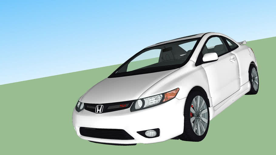 Honda Civic Coupe Si 2006 | 3D Warehouse