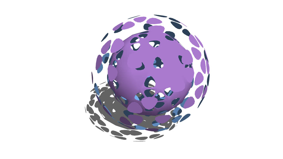 abstract, double sphere | 3D Warehouse