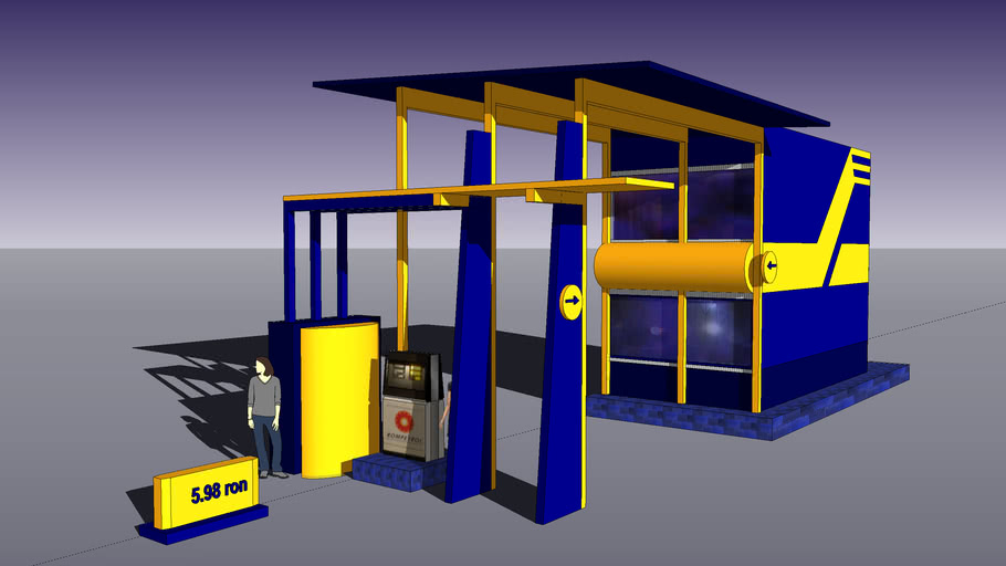 OIL STATION MODERN | 3D Warehouse