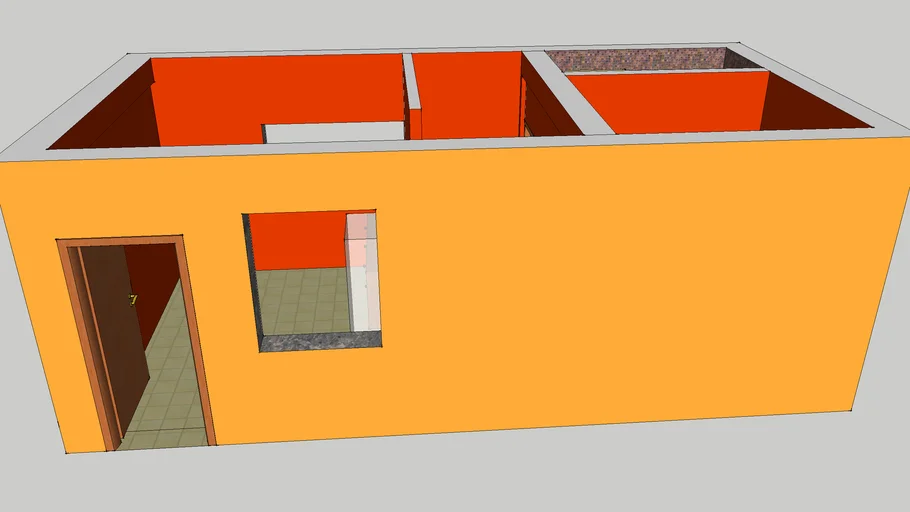 Home, 1 BHK, Proposed Changes 1 | 3D Warehouse