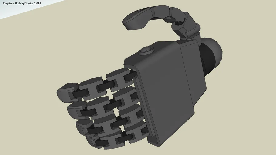 MAU derived BMAU hand v5.0 (fully operatable through sketchyphysics ...