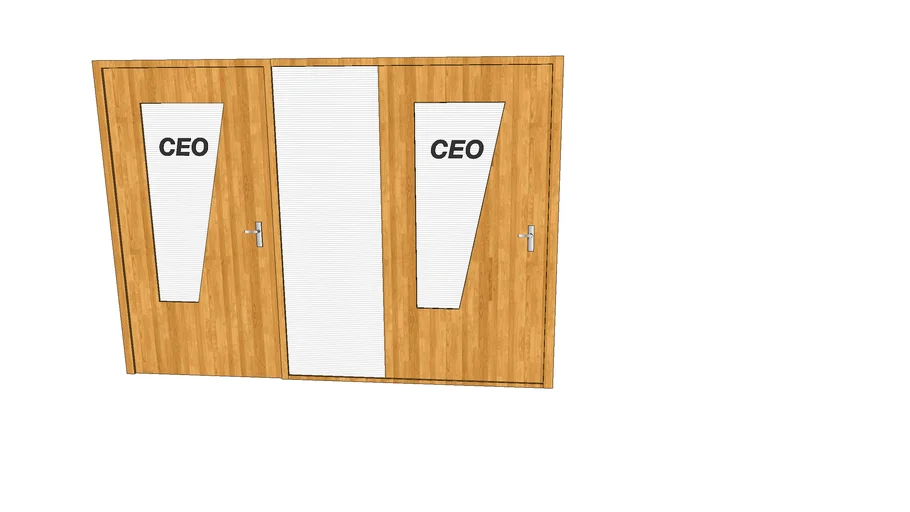 CEO office with pasted door | 3D Warehouse