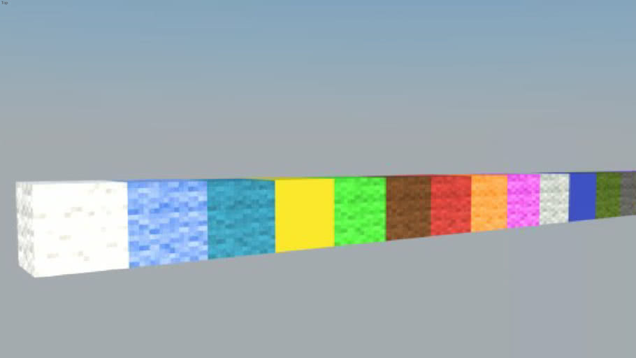 Minecraft cube pack id 35 | 3D Warehouse