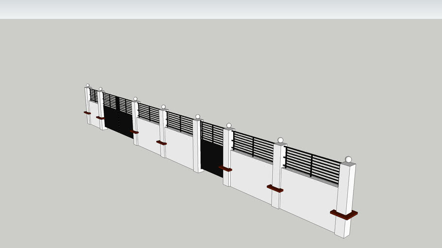 Perimeter Fence | 3D Warehouse