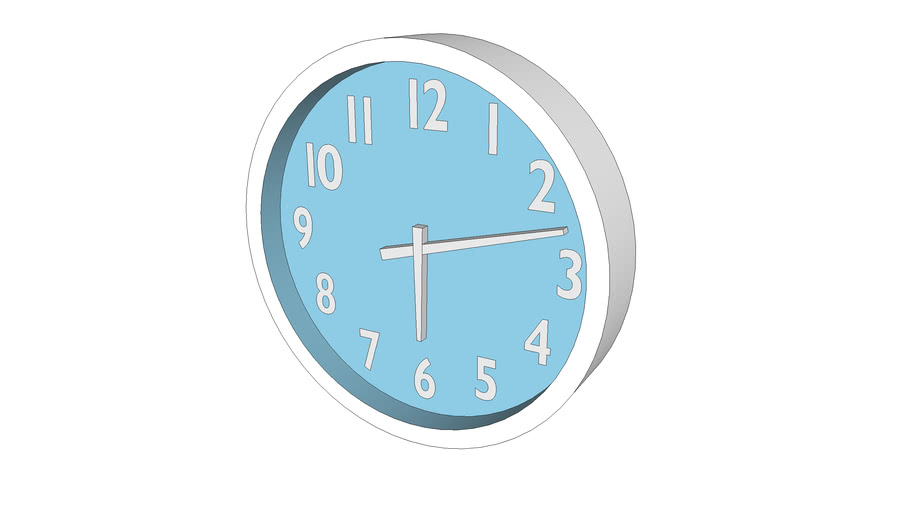 simple clock | 3D Warehouse