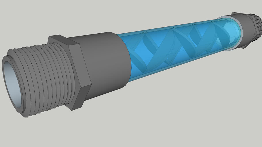 STATIC MIXER 1' MNPT | 3D Warehouse