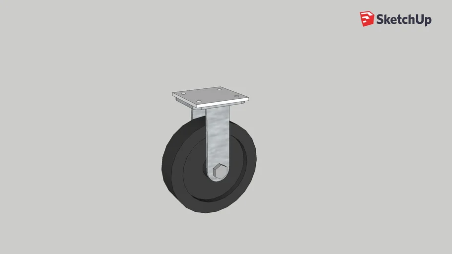 8" Caster | 3D Warehouse