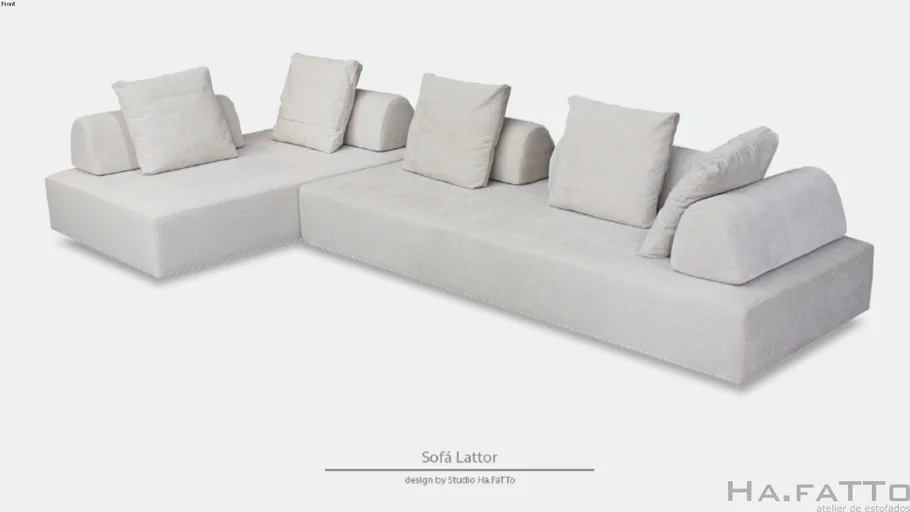 Sofá Lattor | 3D Warehouse