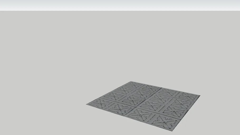 Anderson Vintage Backsplash | 3D Warehouse