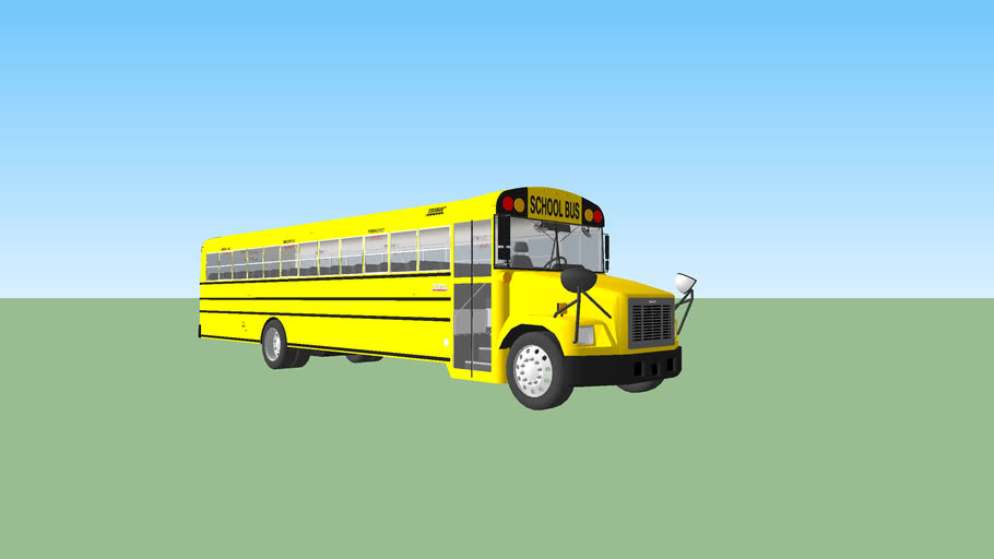 1999 Thomas FS-65 School Bus | 3D Warehouse