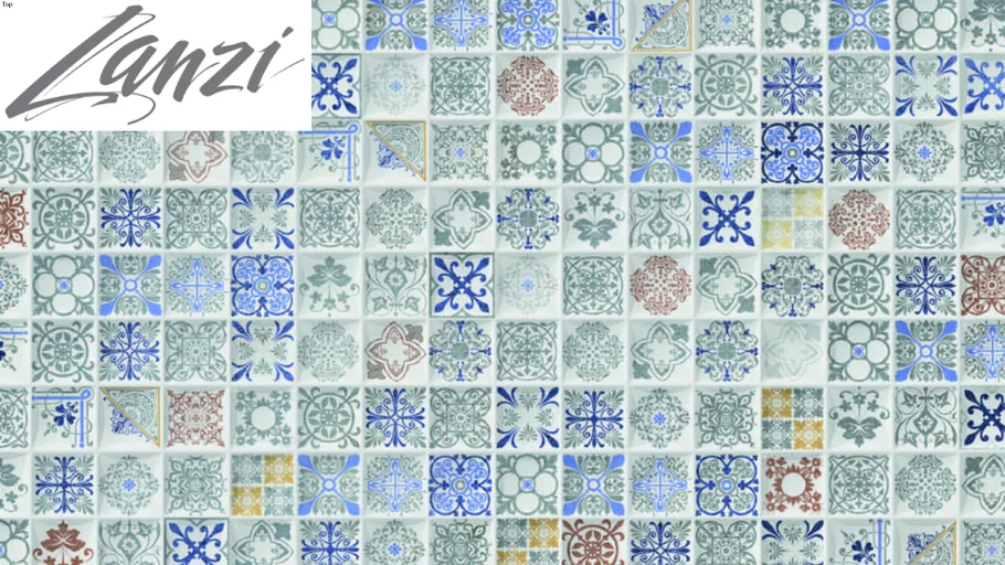 Trend Compose Blue BRL-R 30x60 Ret - Lanzi | 3D Warehouse