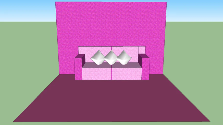 Pink sofa | 3D Warehouse