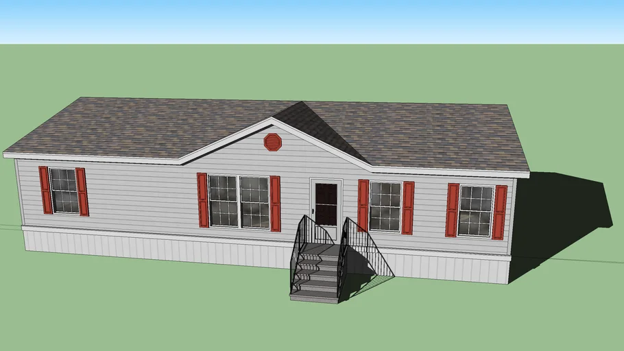 Double Wide Trailer Home | 3D Warehouse