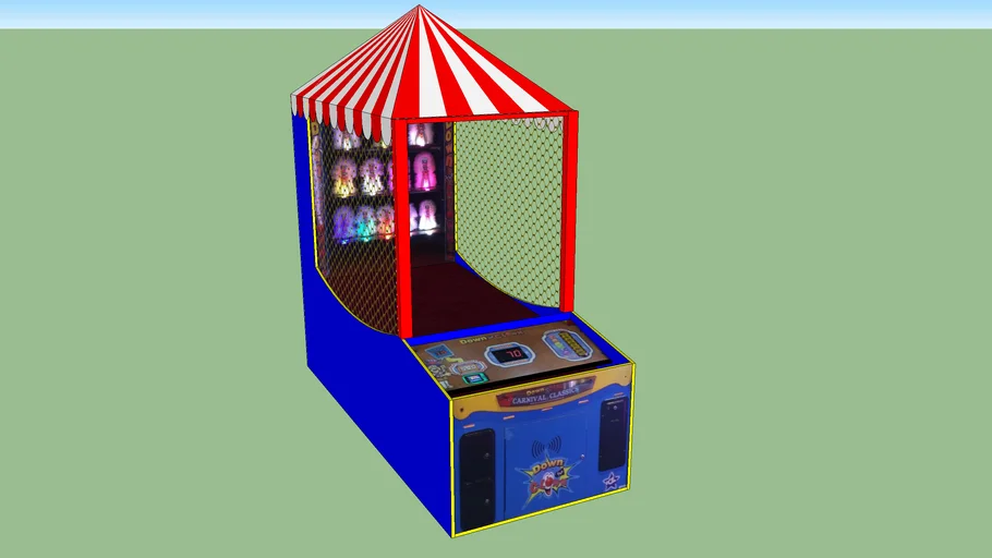 Down The Clown Redemption Arcade Game | 3D Warehouse