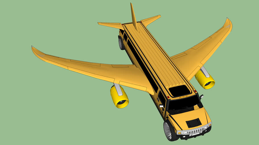 Hummer H2 Limousine Jet | 3D Warehouse