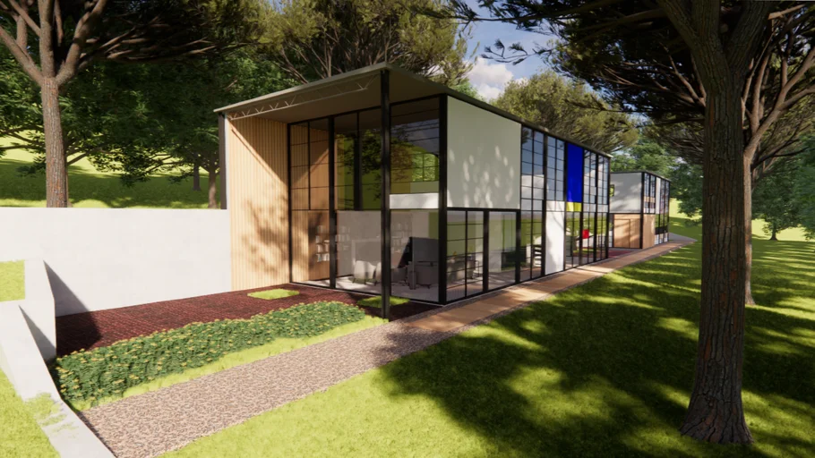 Eames house | 3D Warehouse