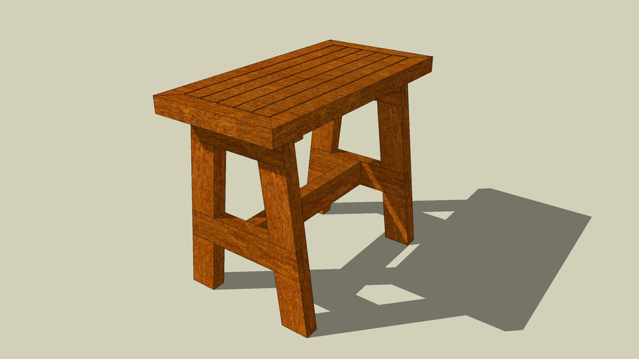 Table pic-nic - banc d'appoint | 3D Warehouse