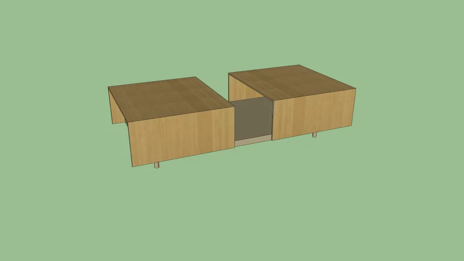 Rectangular low table | 3D Warehouse
