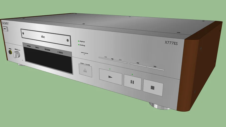 SONY CDP-X777ES | 3D Warehouse
