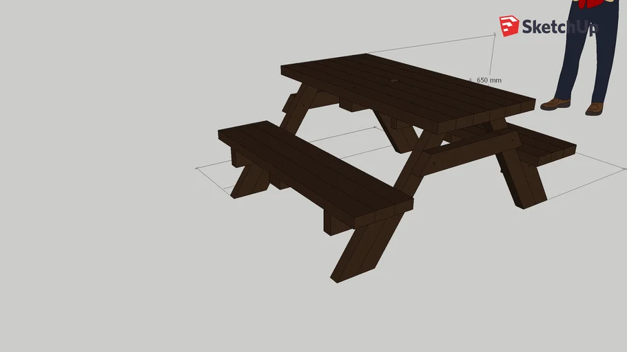 Picnic Table KA | 3D Warehouse
