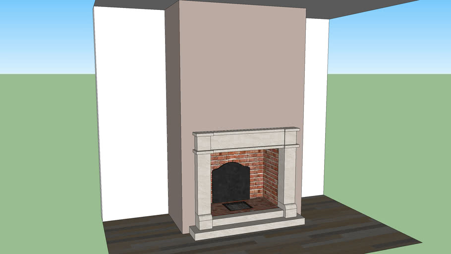cheminée foyer ouver | 3D Warehouse