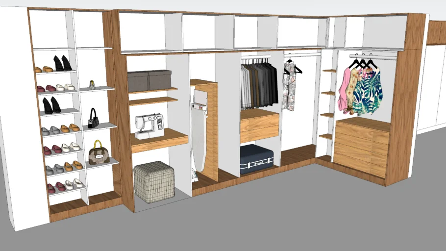 room closet | 3D Warehouse