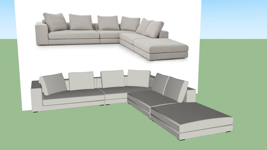 ARTEFACTO - SOFÁ MÓDULO MADDOX | 3D Warehouse