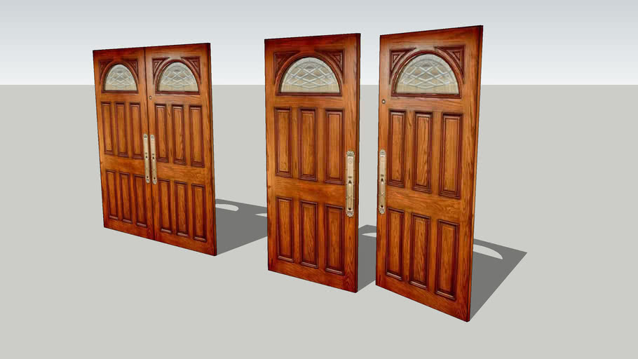 Double door set 2 | 3D Warehouse
