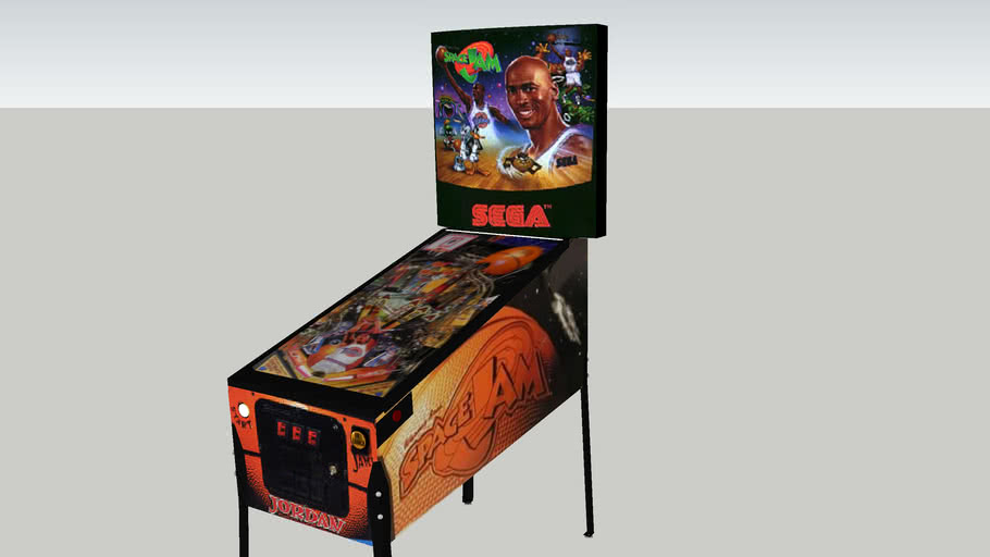 Space Jam pinball machine | 3D Warehouse