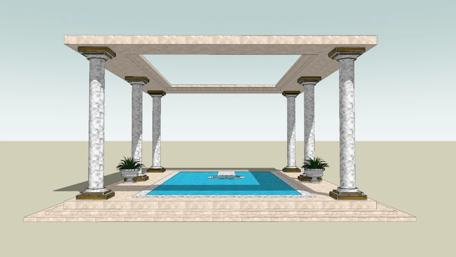 Roman Bathhouse Pool | 3D Warehouse