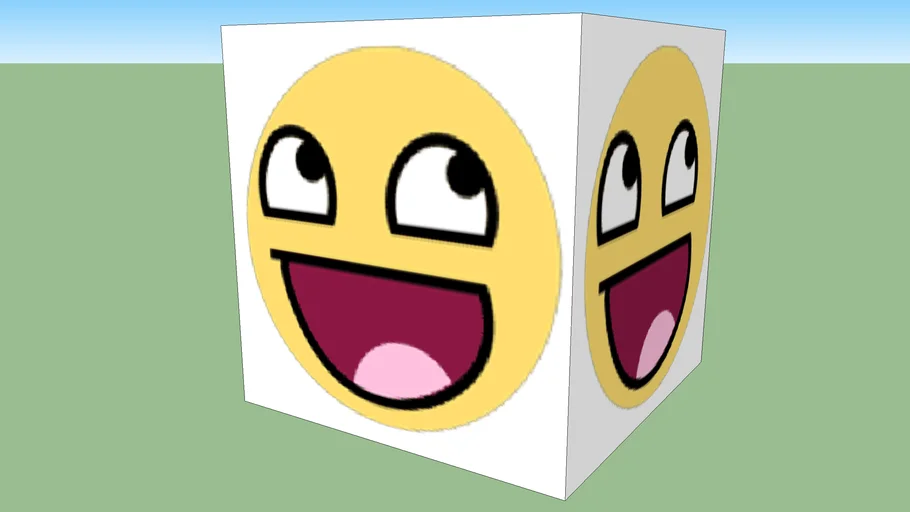 Awesome Smiley Cube | 3D Warehouse