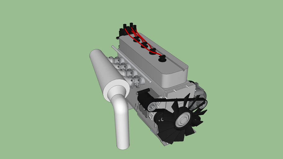 Small i4 engine | 3D Warehouse