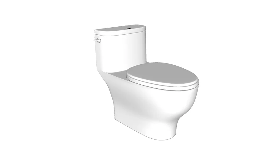 Toilet (American Standard)WAVE-C209500C-6DAKHS50S | 3D Warehouse