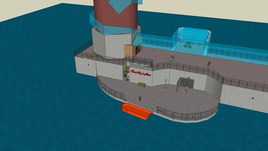 Floating house | 3D Warehouse