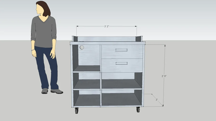 Portable Server Station | 3D Warehouse