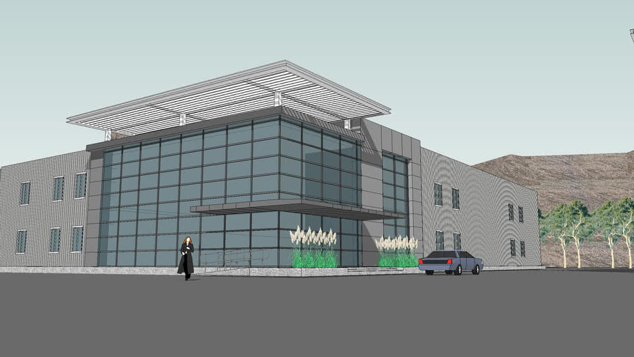 Pre-engineered building for IT office | 3D Warehouse