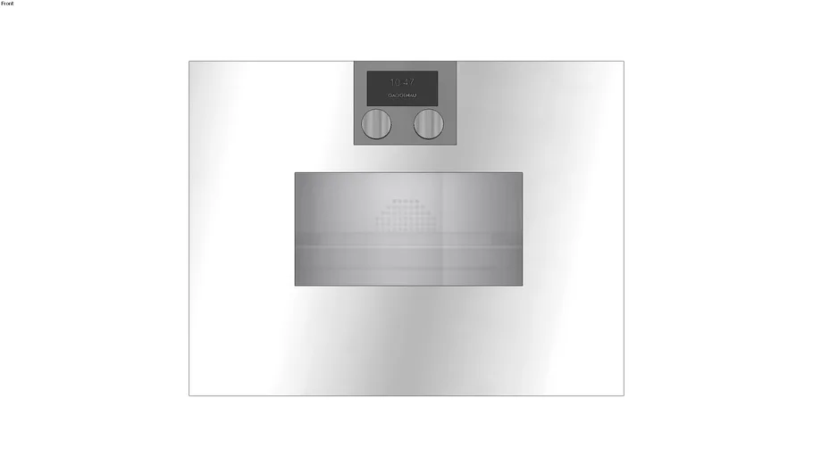 Gaggenau 400 serie Combi-magnetron BM450110 | 3D Warehouse