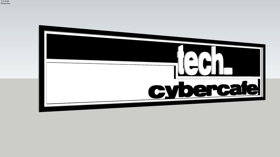 tech_cybercafe - Signboard | 3D Warehouse