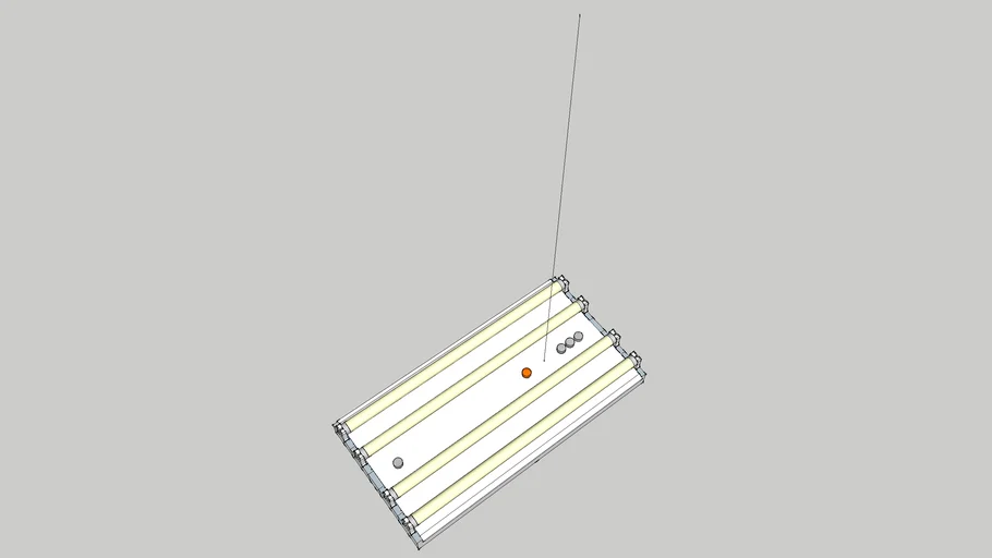 Fluorescent Light Fixture | 3D Warehouse